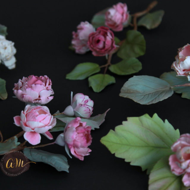 Mini Wild Rose Bouquets - Cakes by Angela Morrison